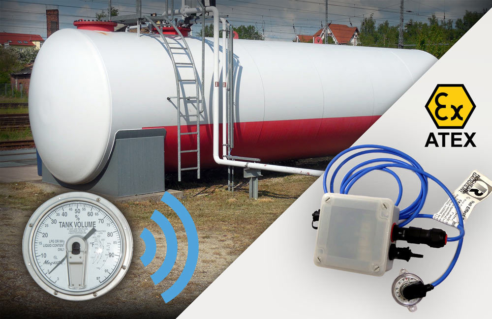 Remote monitoring of LPG tanks levels - WATTECO